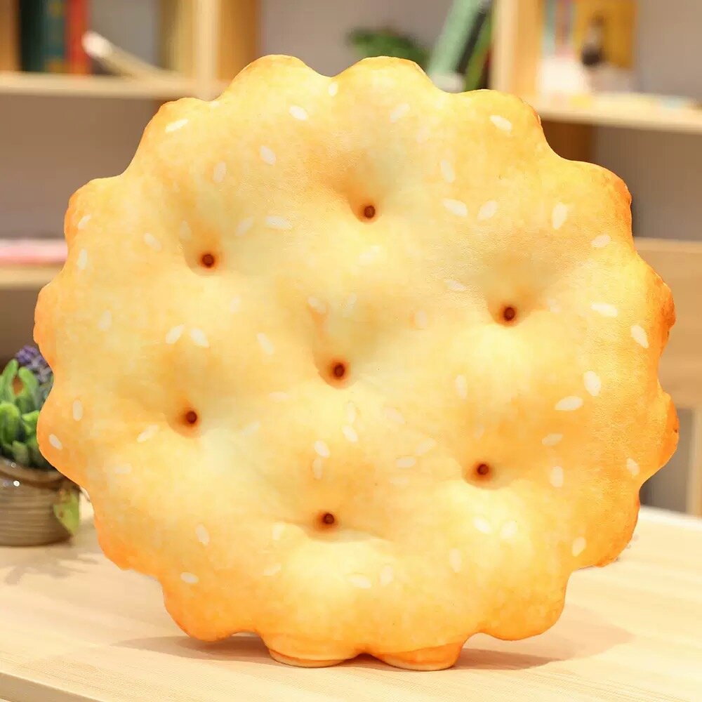 Мягкая игрушка Печенье куки/обнимашка Для Засыпания И Сна/Подушка, квадратный, желтый,38*38cm