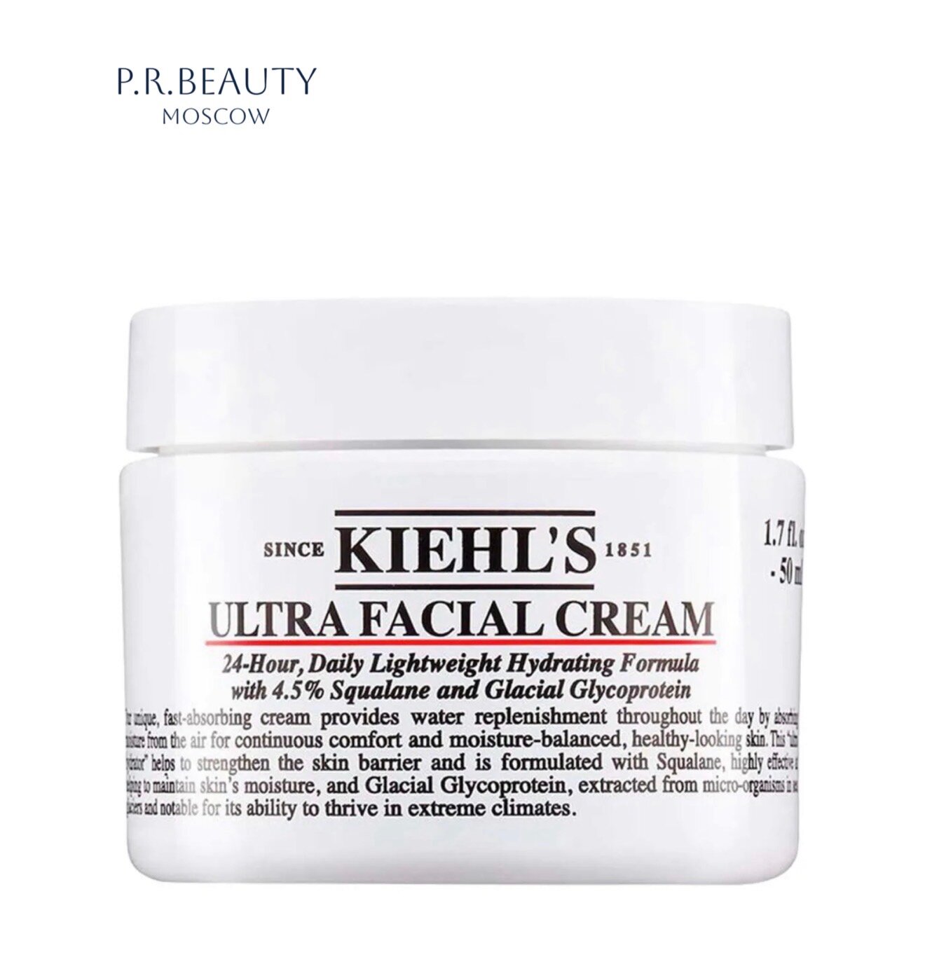 Kiehl's Since 1851 Ultra Facial Refillable Moisturizing Cream with Squalane увлажняющий крем для лица 50 мл