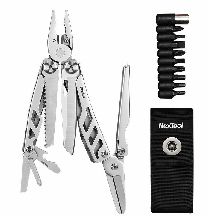 Мультитул NexTool Flagship Max MultiTool (NE20310) с набором бит — фото 1