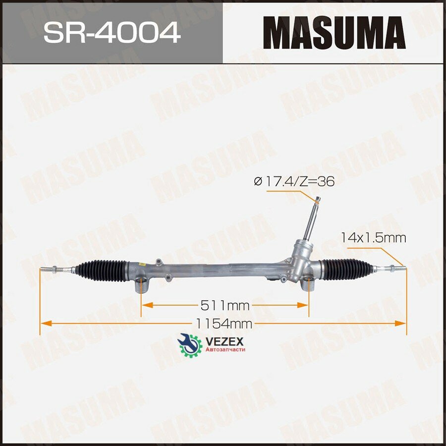 MASUMA SR-4004 Рейка рулевая