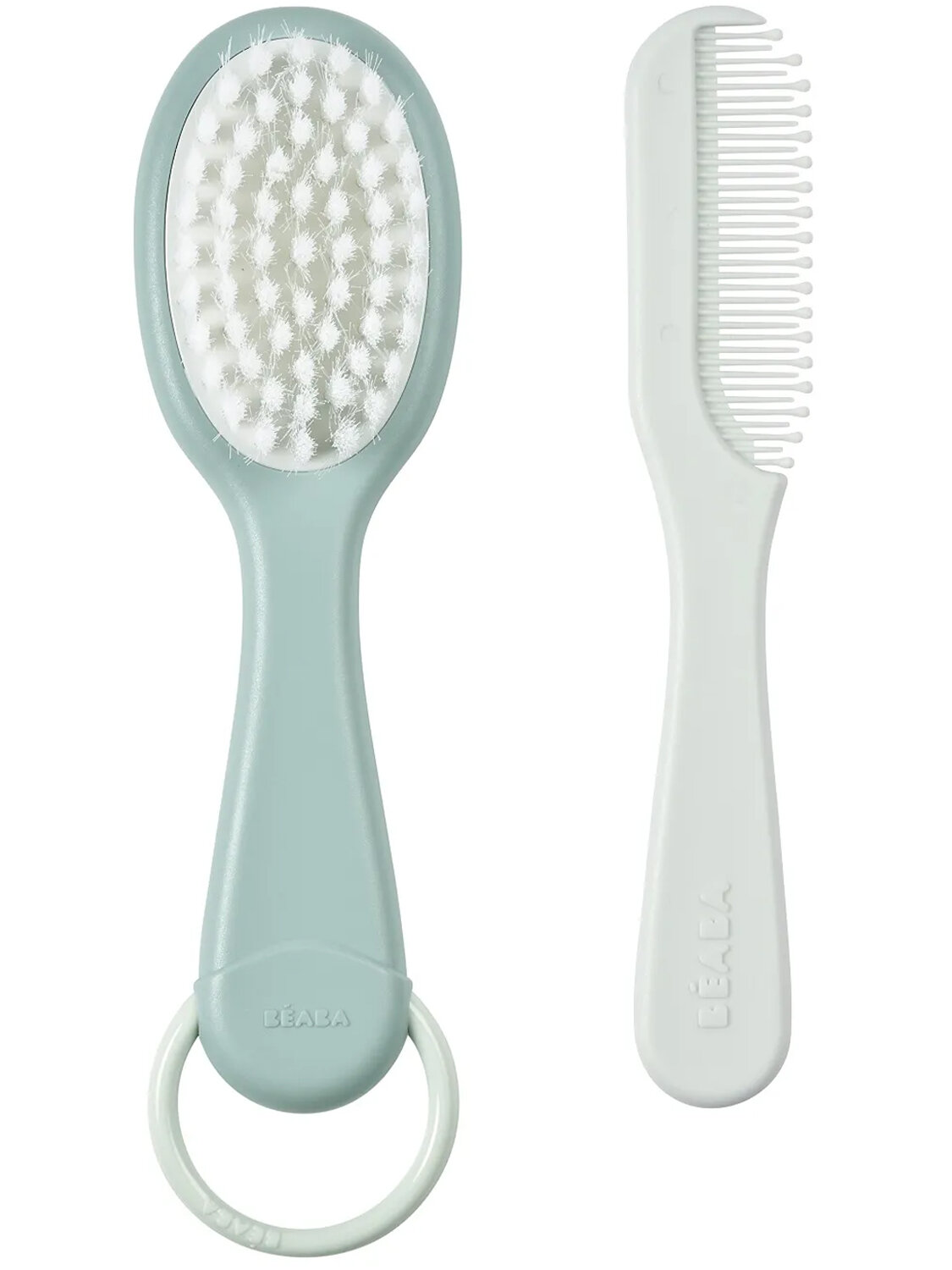 Комплект детских расчесок Beaba BABY BRUSH AND COMB - GREEN BL 920366