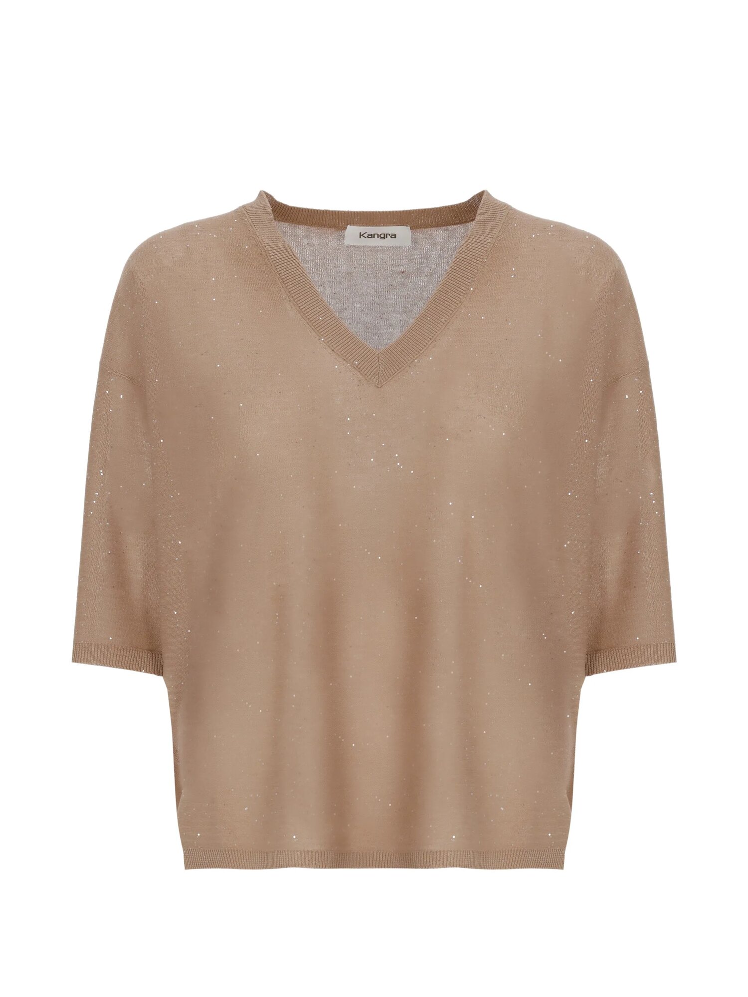 Свитер Kangra Cashmere Sequin-embellished V-neck sweater