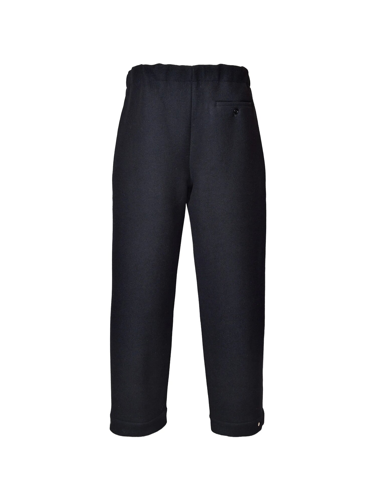 Брюки META CAMPANIA COLLECTIVE Drawstring-waist wool trousers, размер 50, black/black — фото 1