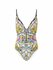 Купальник Camilla Eyelet tie-front swimsuit, размер S, white