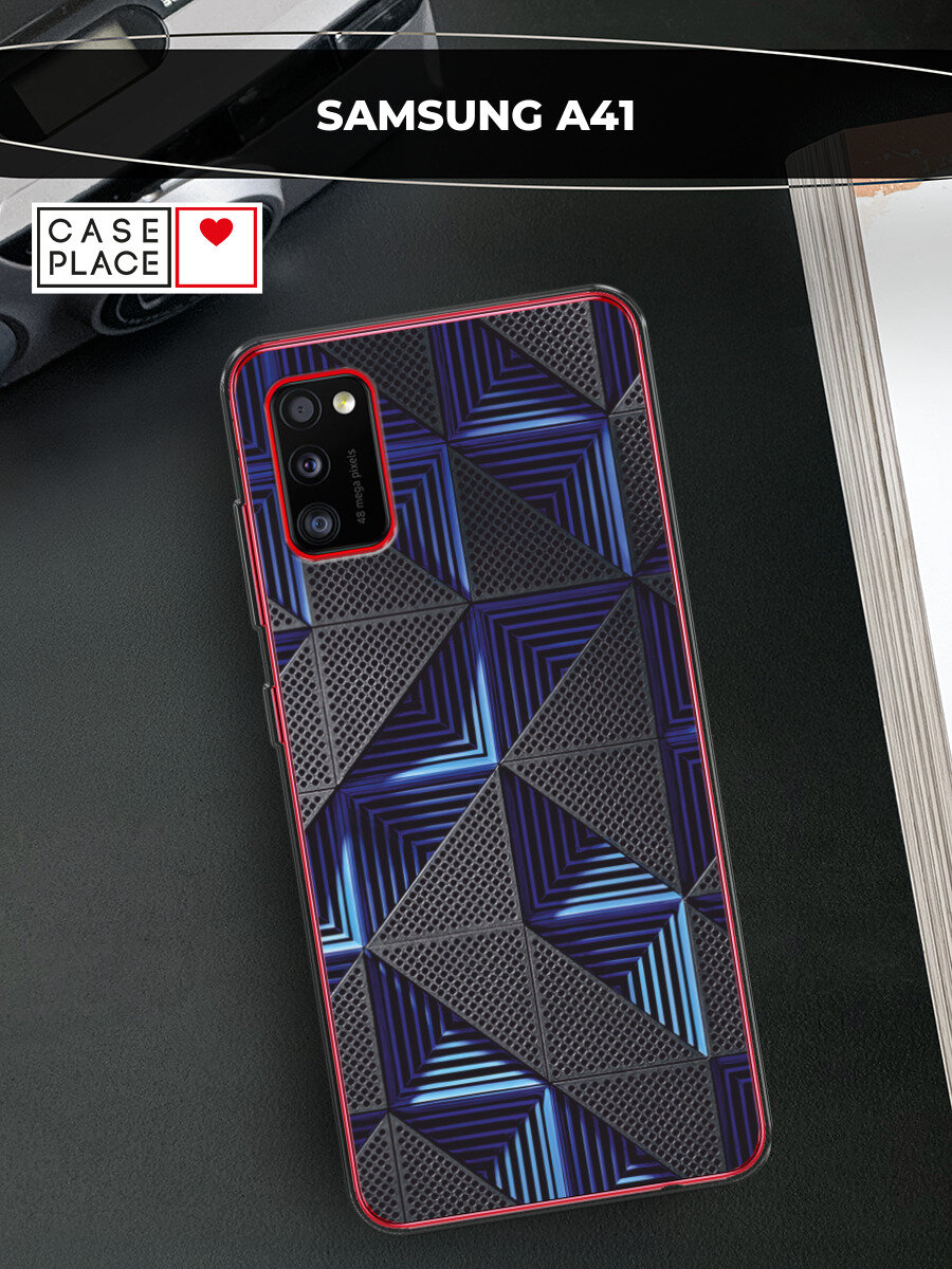 Чехол на Samsung Galaxy A41 / Самсунг Галакси А41 с принтом IBM