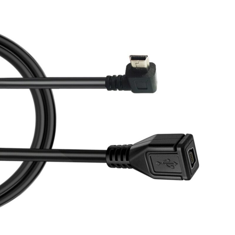 Удлинительный кабель Mini usb от мужчины к женщине для передачи данных удлиненный автомобильный видеорегистратор-тип правого изгиба