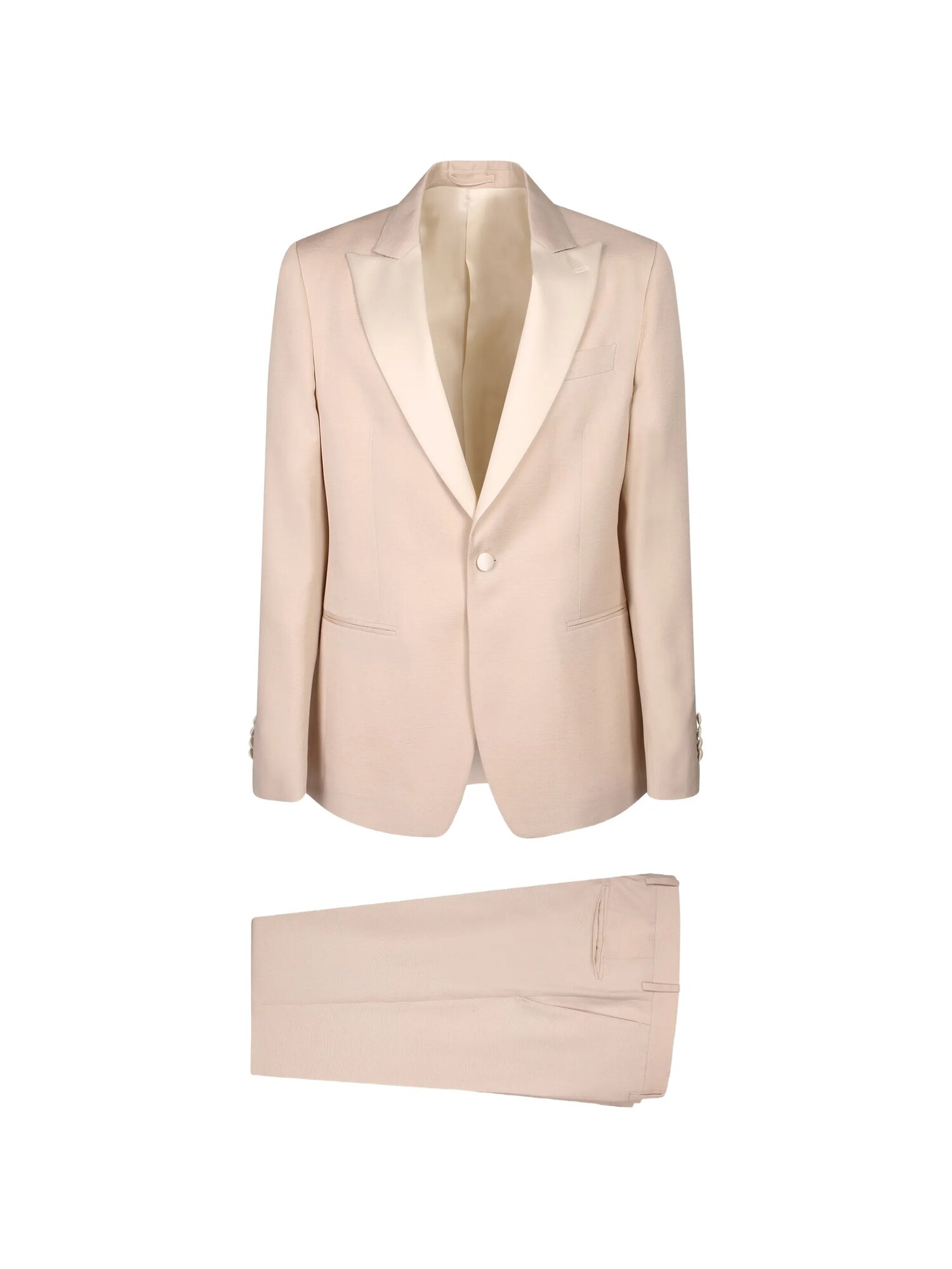 Комбинезон Satin-lapel single-breasted suit