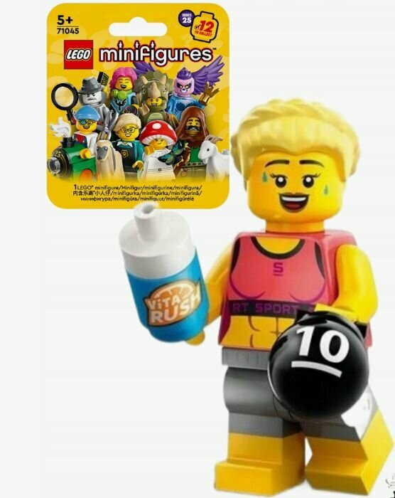 Минифигурка LEGO Minifigures 71045-7 Series 25 Фитнес Инструктор