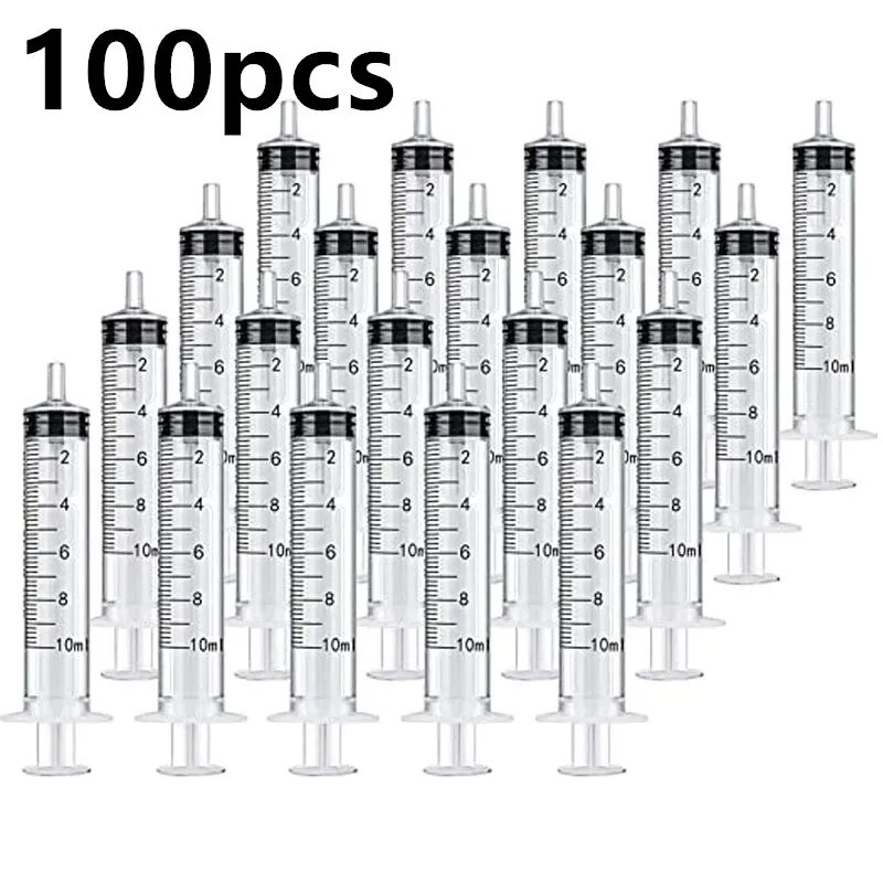 Пластиковый шприц многоразовый 10 мл, A0127-10pcs