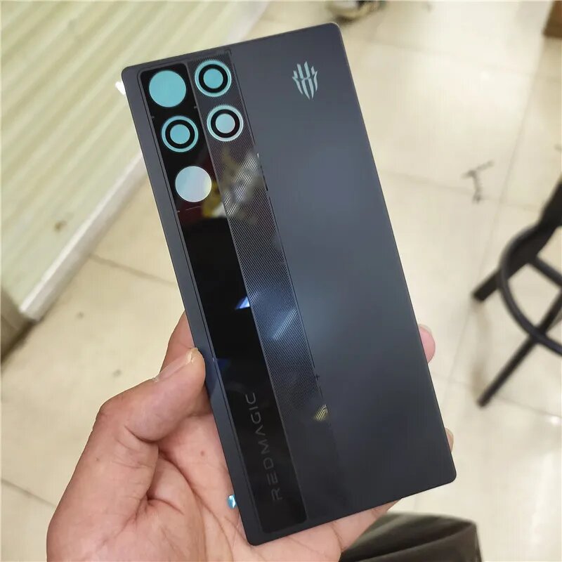 A+++ Стеклянная задняя крышка батарейного отсека ZTE Red Magic 11 Pro Pro+ 11pro 11pro+ черный