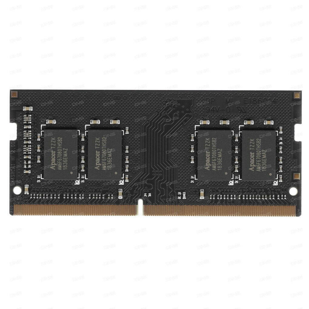 Оперативная память Apacer (ES.04G2T. KFH) SO-DIMM DDR4 4 ГБ - 1 шт, 2400 МГц