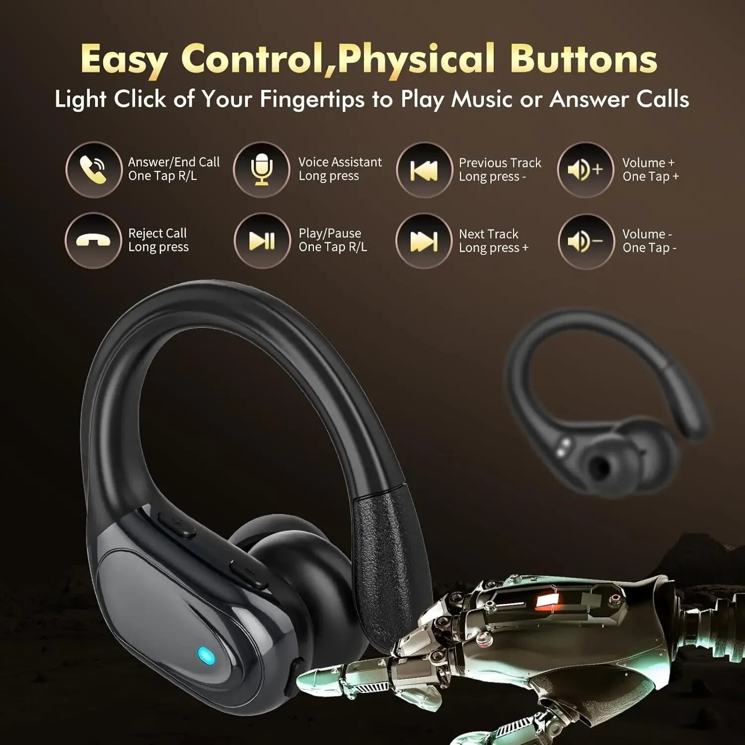 GDLYL BX17 Bluetooth 6.0 Беспроводные Наушники — фото 1