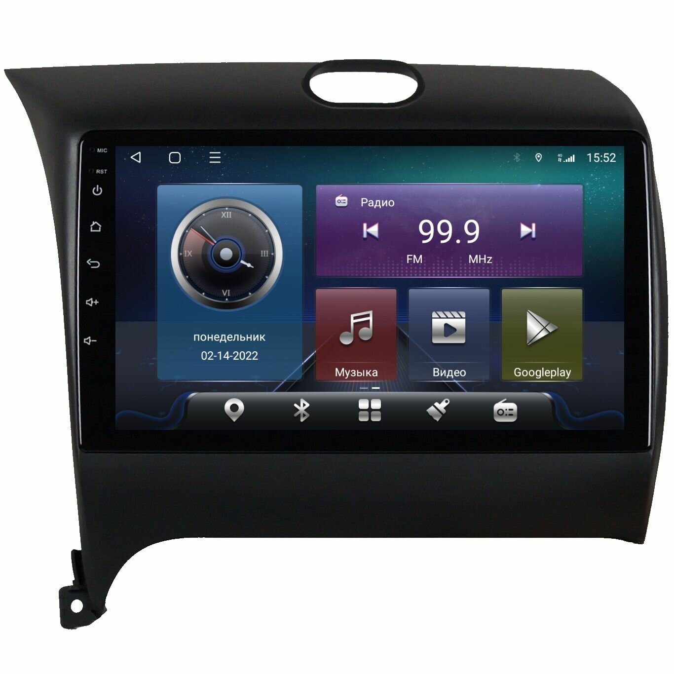 Магнитола CRS-300 Киа Церато 3 Kia Cerato 2013-2018 с Android 13, Процессор 8 ядер, 6/128Gb, Carplay, DSP, 4G(Sim)