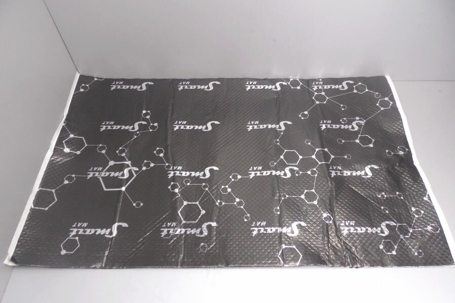 Шумоизоляция Smartmat Black 15 470х750мм (вибропоглощающий материал)