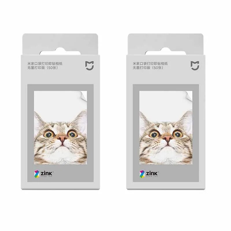 Фотобумага Xiaomi для карманного принтера 50 листов 3 дюйма 100Pcs