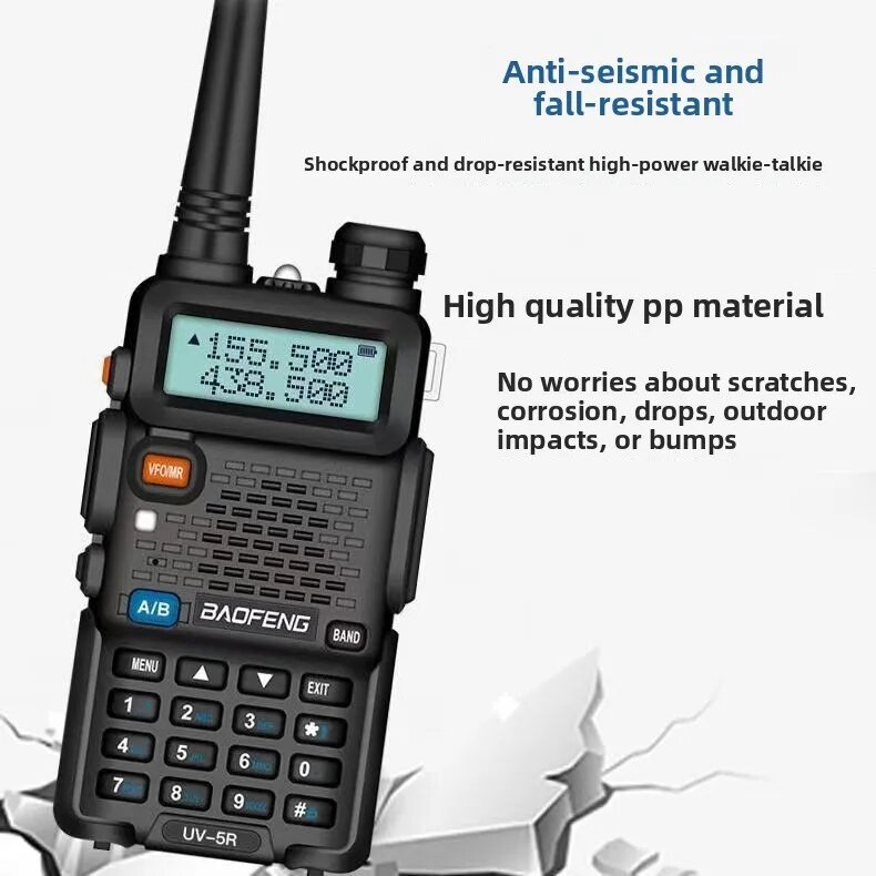 Рация Baofeng UV-5R 5 Вт Европейская вилка (EU Plug)