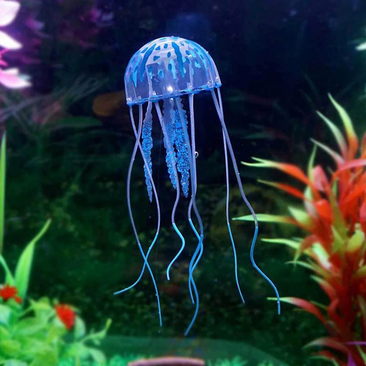 Искусственные медузы для аквариума Синий, Blue