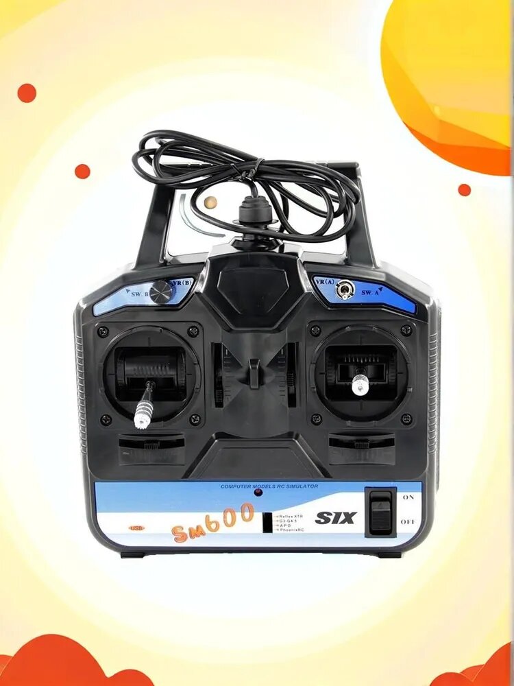 Flysky Полный взлетный вес 250 г - 1,5 кг подходит! flysky FS-SM600 6 - канальный симулятор