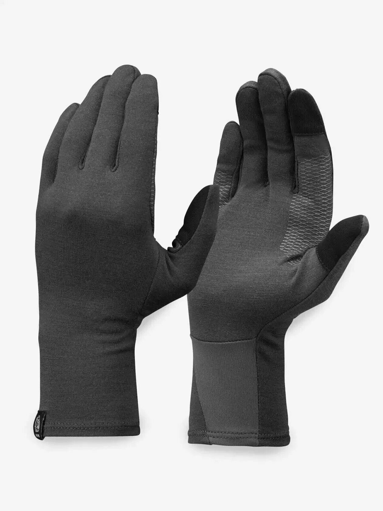 Серые перчатки для спорта 3XS-2XS