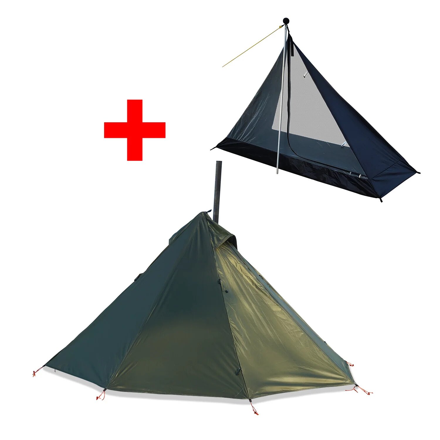 Палатка-пирамида Top Lander Green tent full set