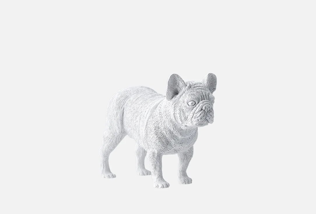 Hao Shi French bulldog, белый, 15,5 см Пресс-папье 1 шт