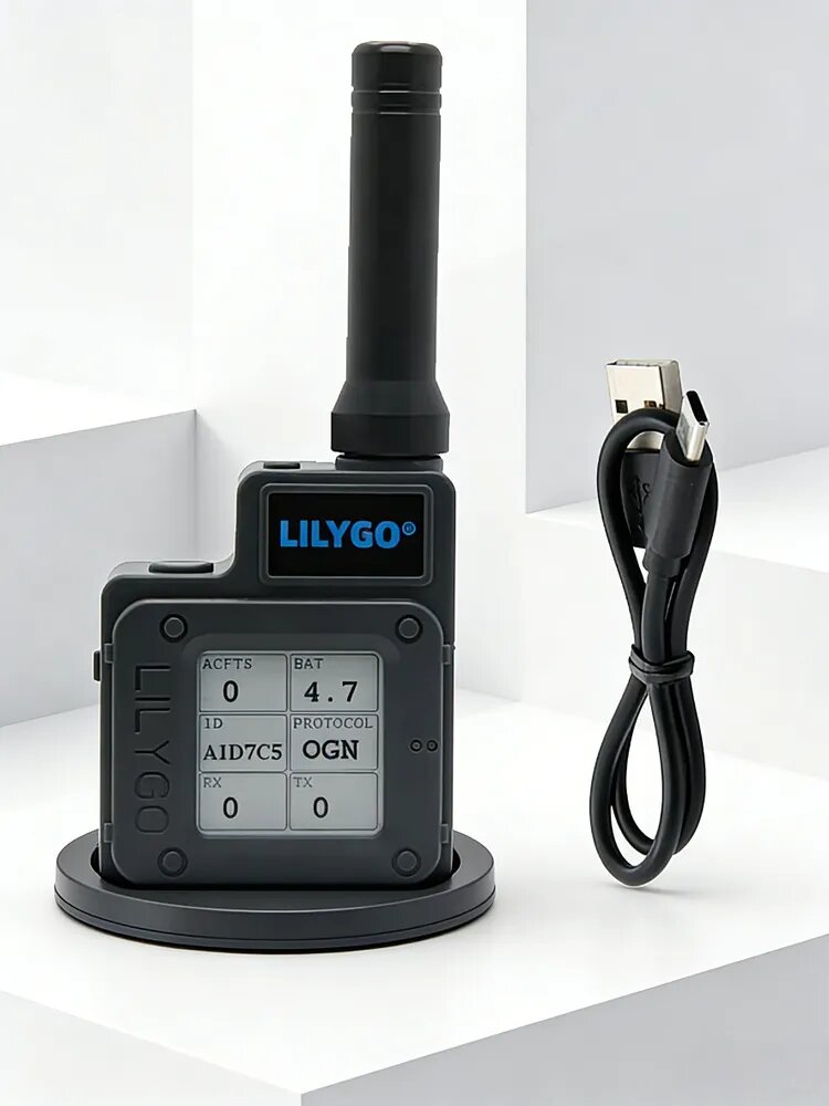 LILYGO T-Echo NRF52840 Заводская прошивкаSX1262 LoRa GPS электронная бумага NFC заводская прошивка