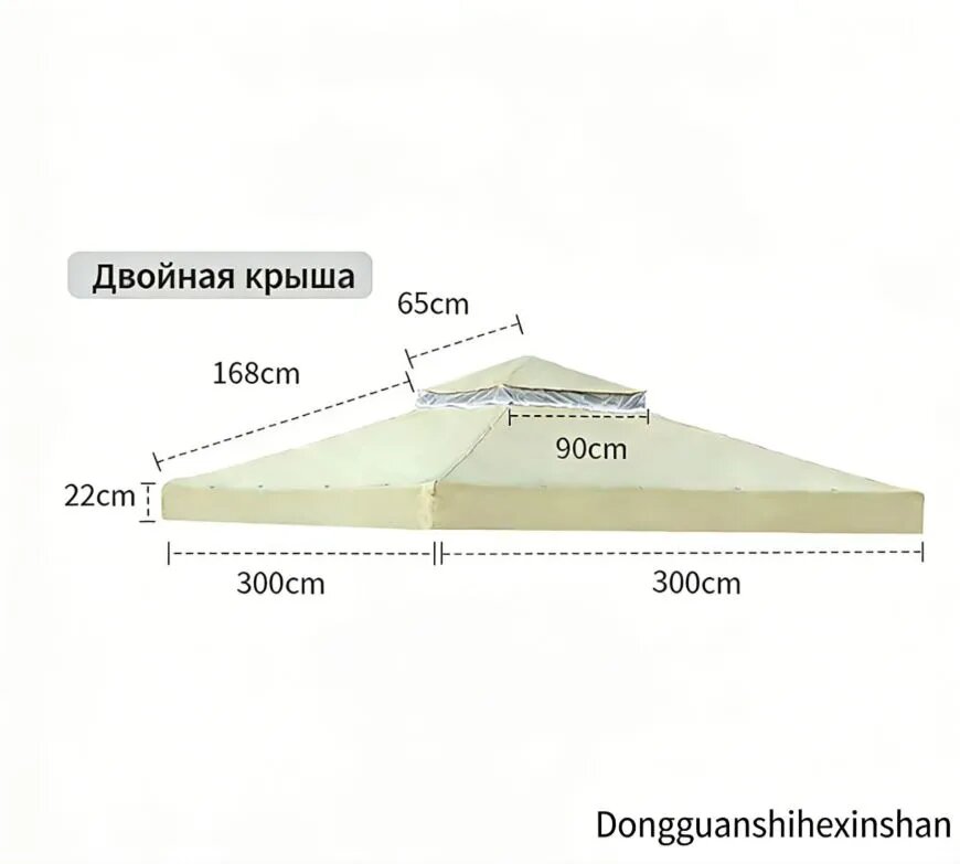 Крыша для беседки 3х3 м