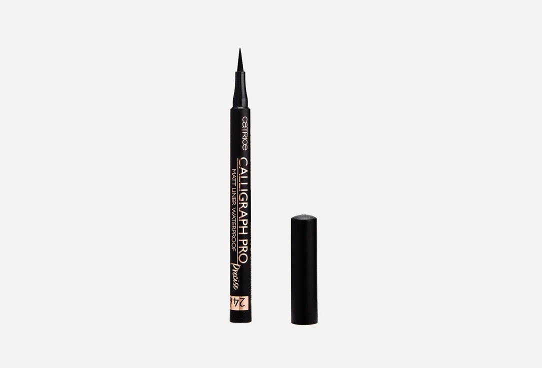 Catrice Calligraph Pro Precise 24h Matt Liner Waterproof Подводка для глаз 1.2мл 010, Черная матовая
