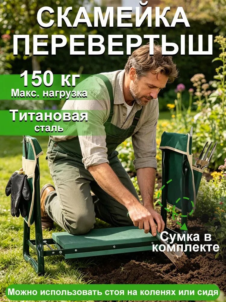 Садовая скамейка 27х49 см