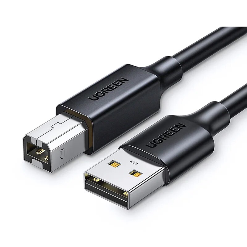 Кабель UGREEN USB 2.0, 5м для принтера