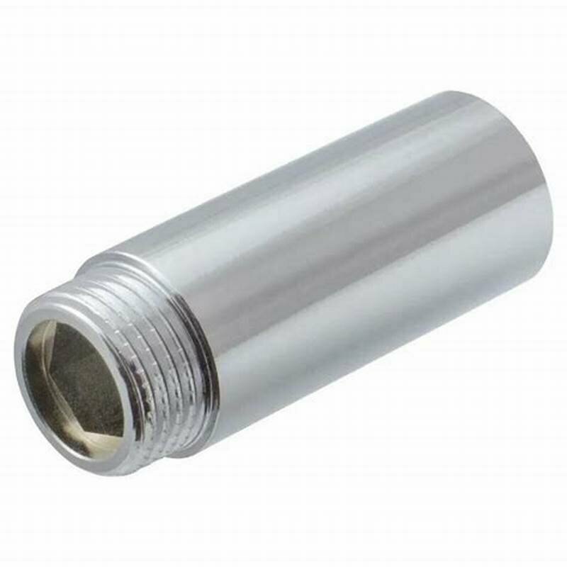 Удлинитель хромированный внутренняя/наружная V&G, 1/2" × 50 мм
