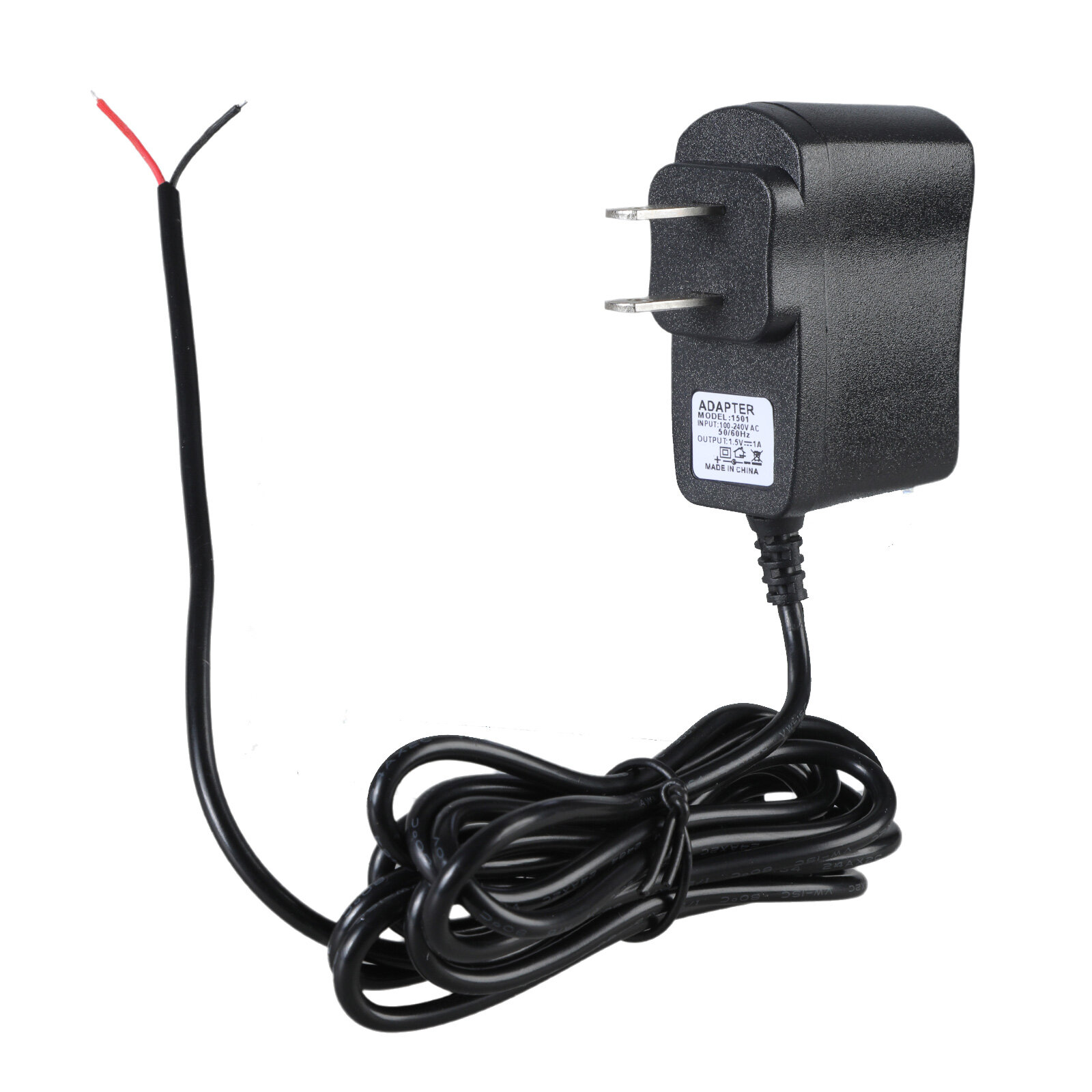 Комплект адаптера питания 100V-240V в DC1.5V 1A с вилкой