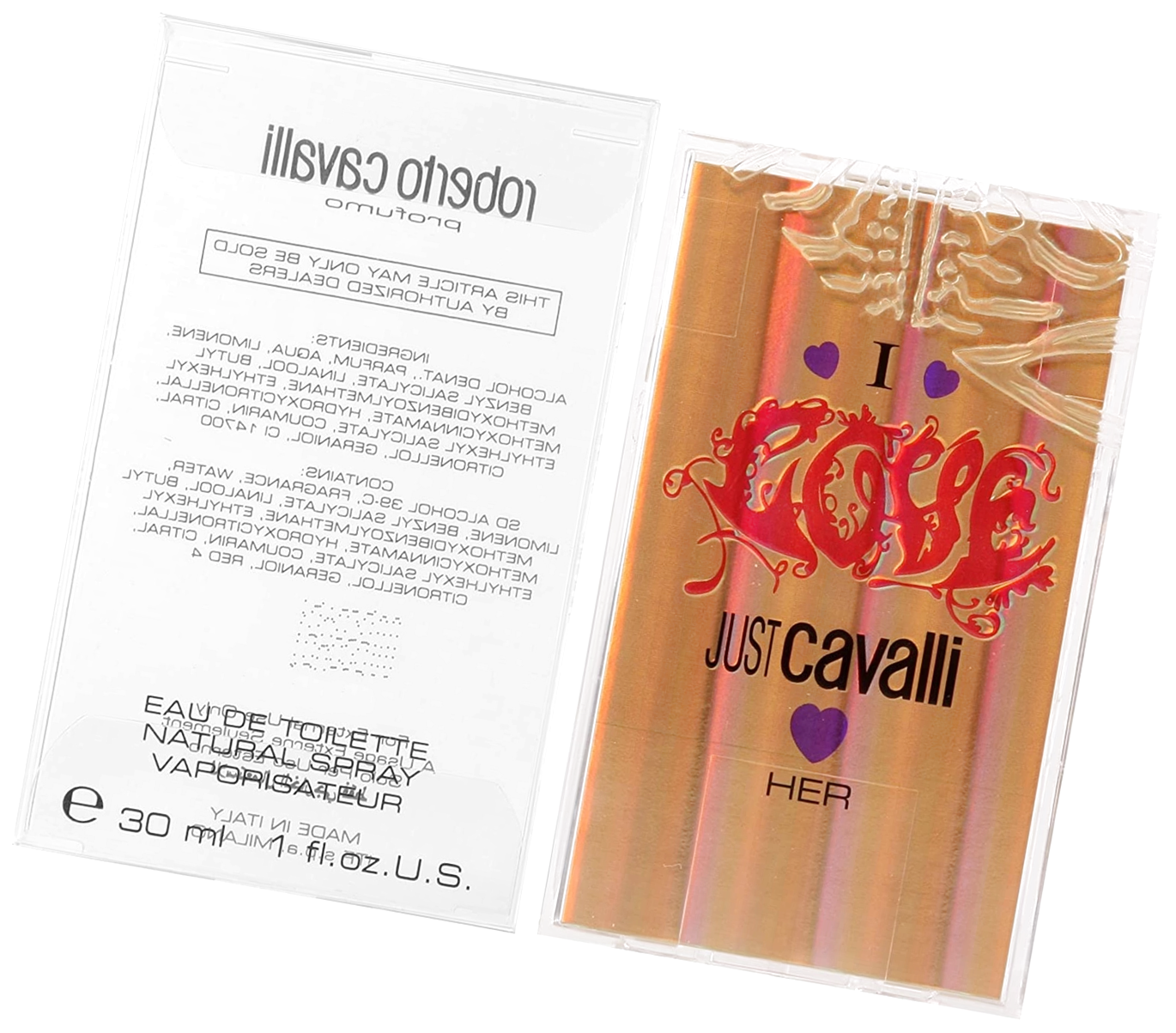 Just Cavalli I Love Her парфюм для женщин 30 мл / Роберто Кавалли Ай Лав Хер