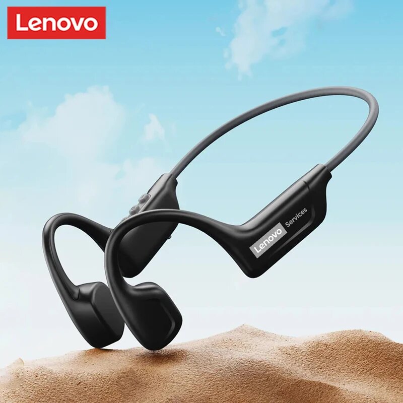 Беспроводные спортивные наушники Lenovo S102 с костной проводимостью Черный, S102 Black