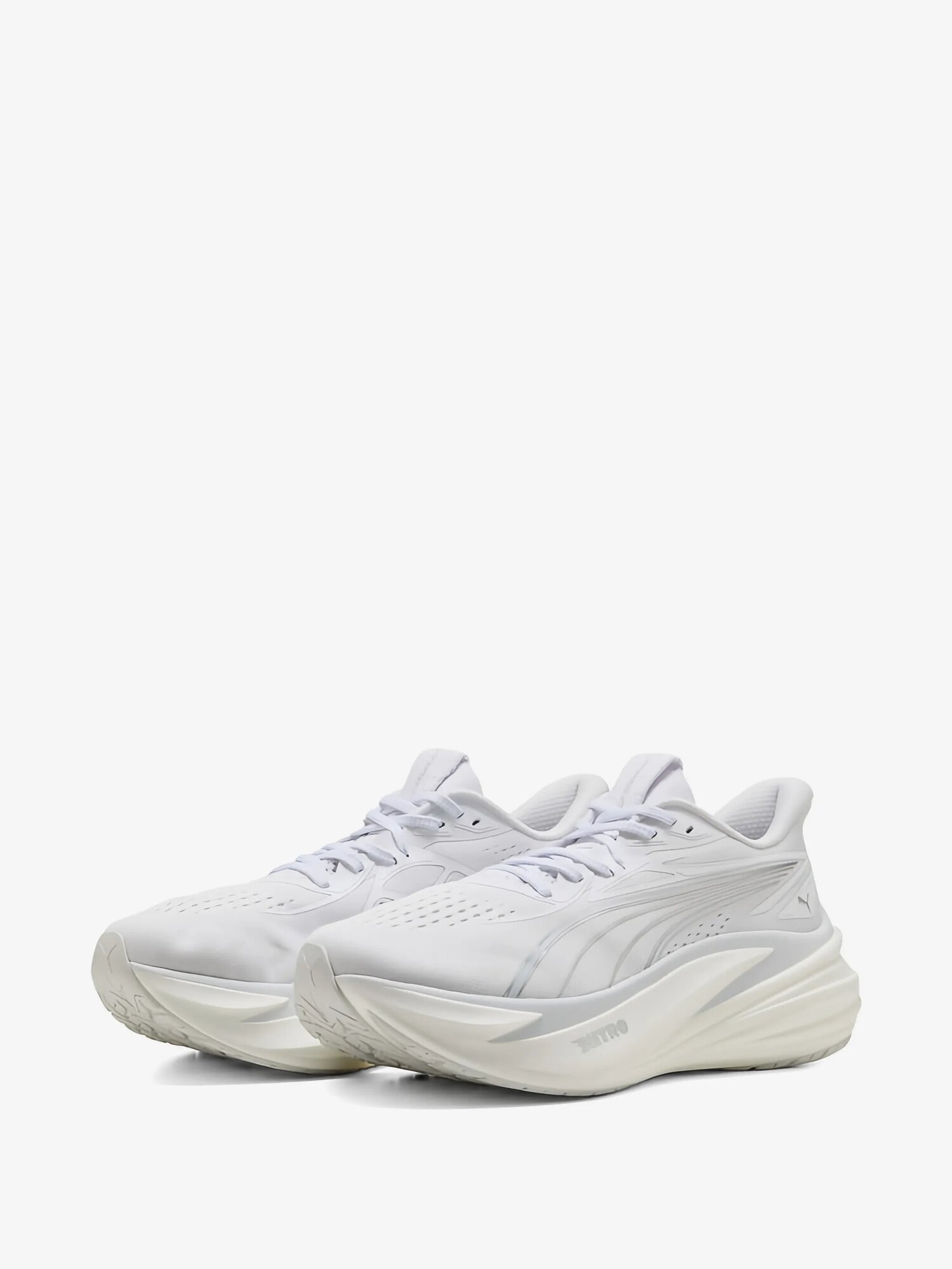 Кроссовки PUMA MagMax Nitro 2, размер 10 US, бежевый/белый — фото 1