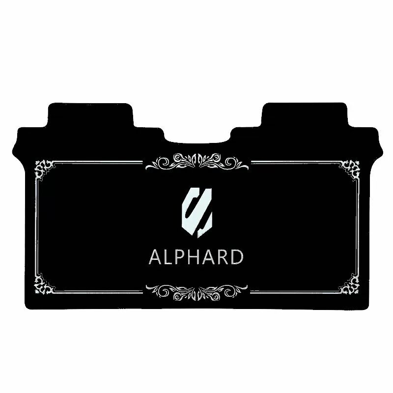Toyota Alphard (Импорт) 2008-2014 Средние коврики черный