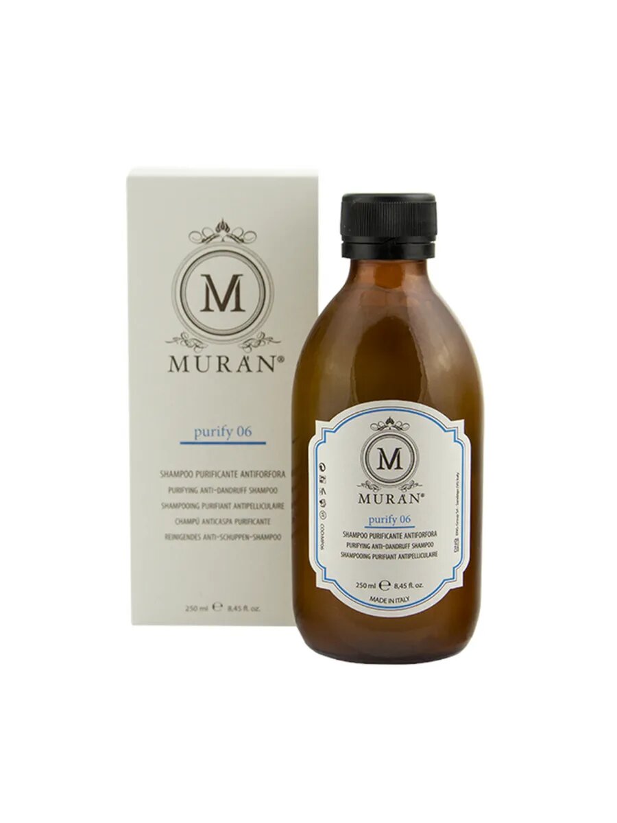 MURAN Purifying Shampoo For Dandruff Control Шампунь Италия 250 мл