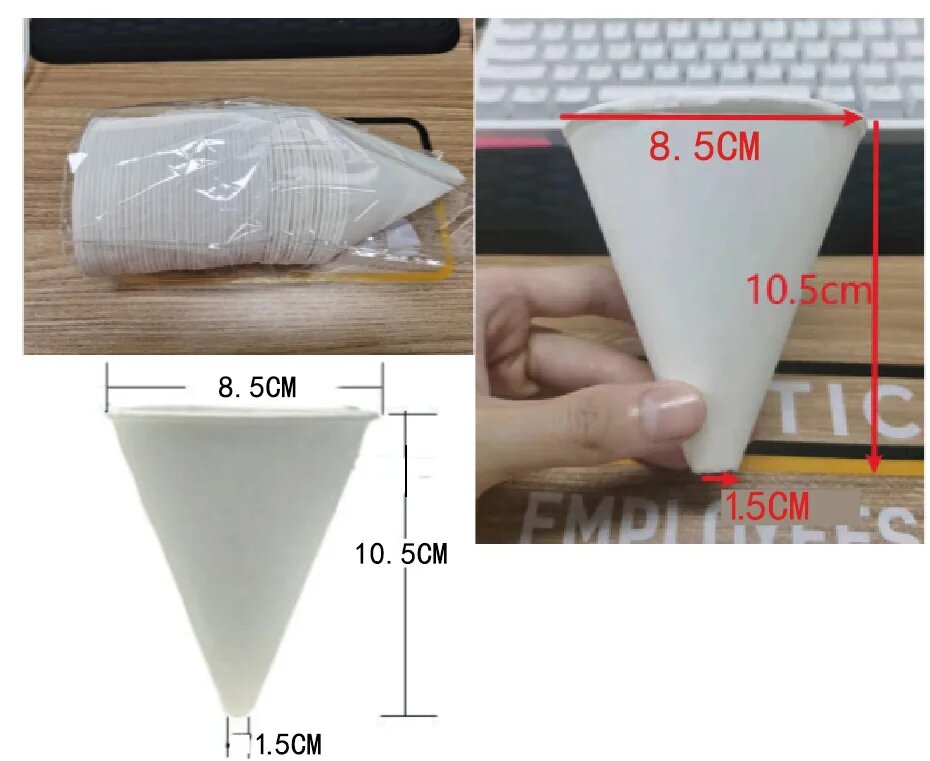 Одноразовые бумажные воронки Large 25Pcs Funnel