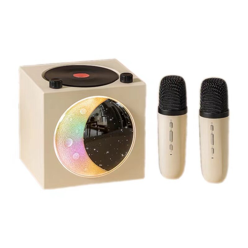 Беспроводные колонки HAIMIANTU 87003, Moonlight White [Double Wireless Mark Version]