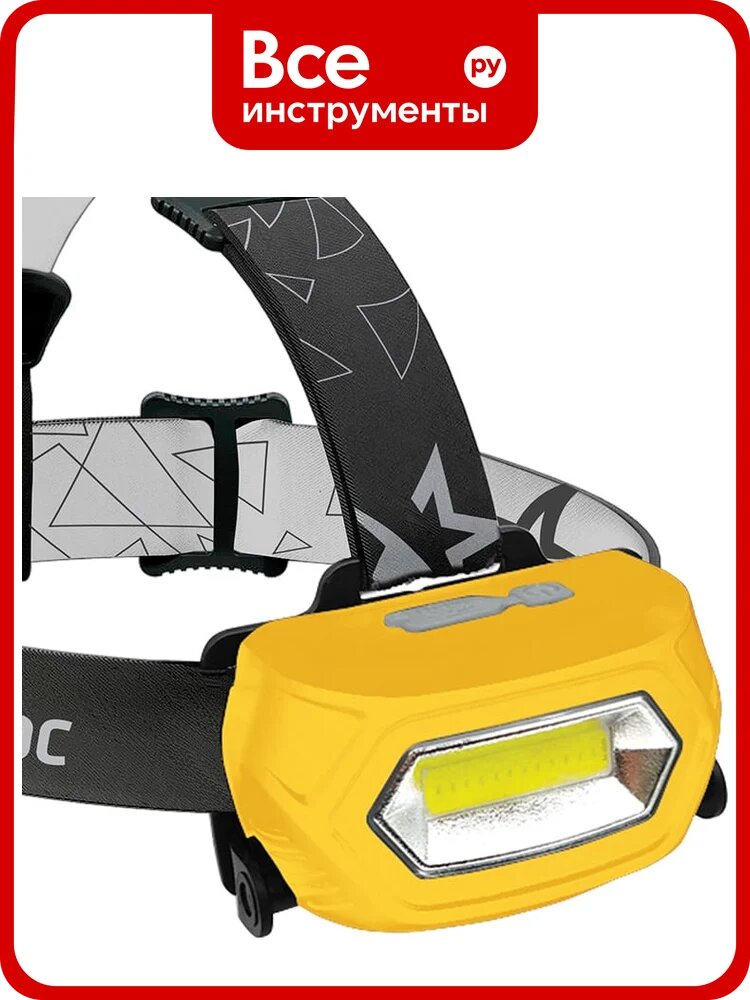 Аккумуляторный налобный фонарь космос Li-Po, 3W COB, зарядка 495483 KOC-LiPoH3WCOB