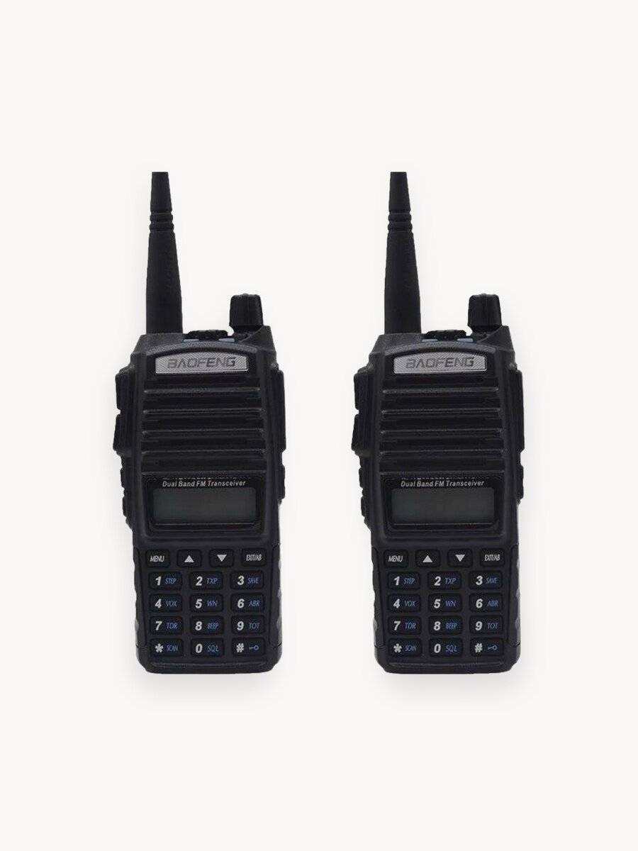 Комплект раций 2шт (радиостанций) Baofeng UV-82