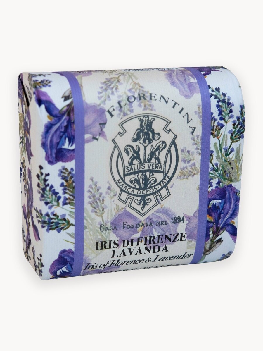 Мыло La Florentina "Фруктовые Сады" Iris of Florence & Lavender / Флорентийский Ирис и Лаванда 106 г