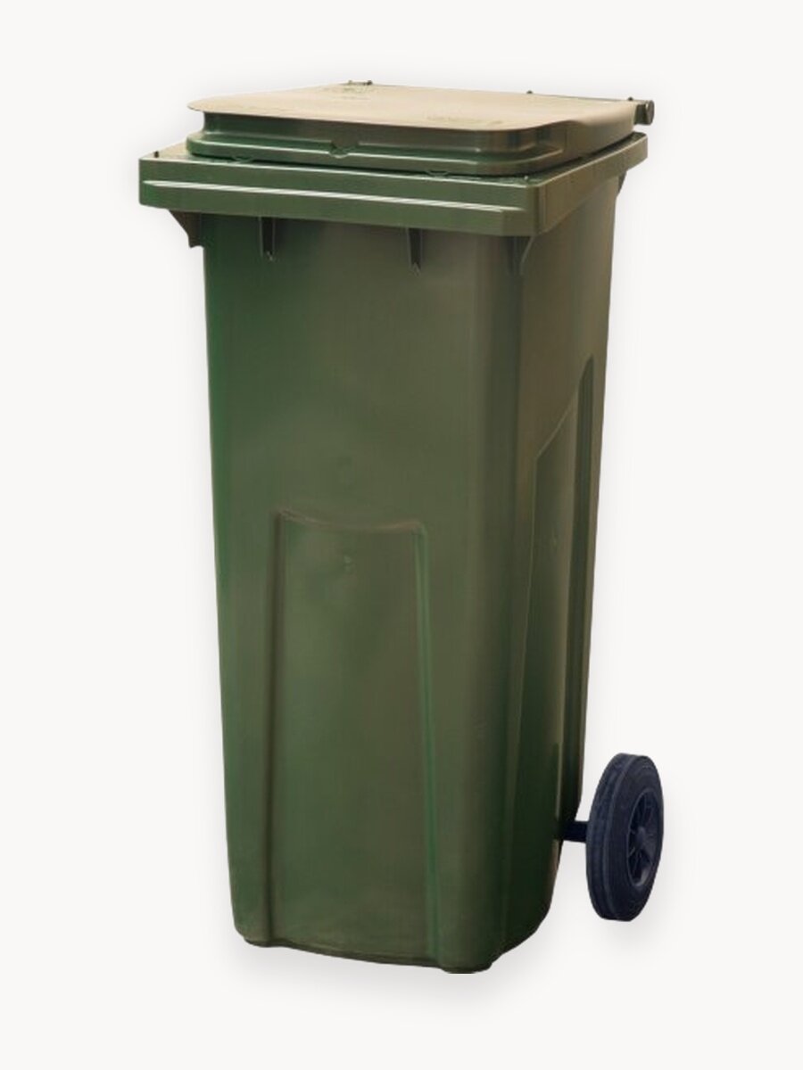 Контейнер мусорный Тара п/э 120л. цв. зелёный