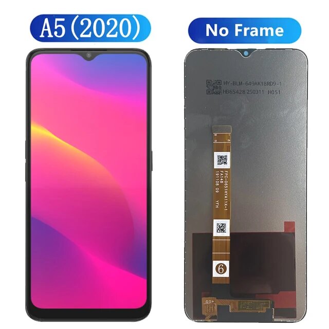 Новый ЖК-дисплей 6,5 Дюйма Для Oppo A9 2020 A5 2020, Сенсорный Экран-дигитайзер С A5 No Frame