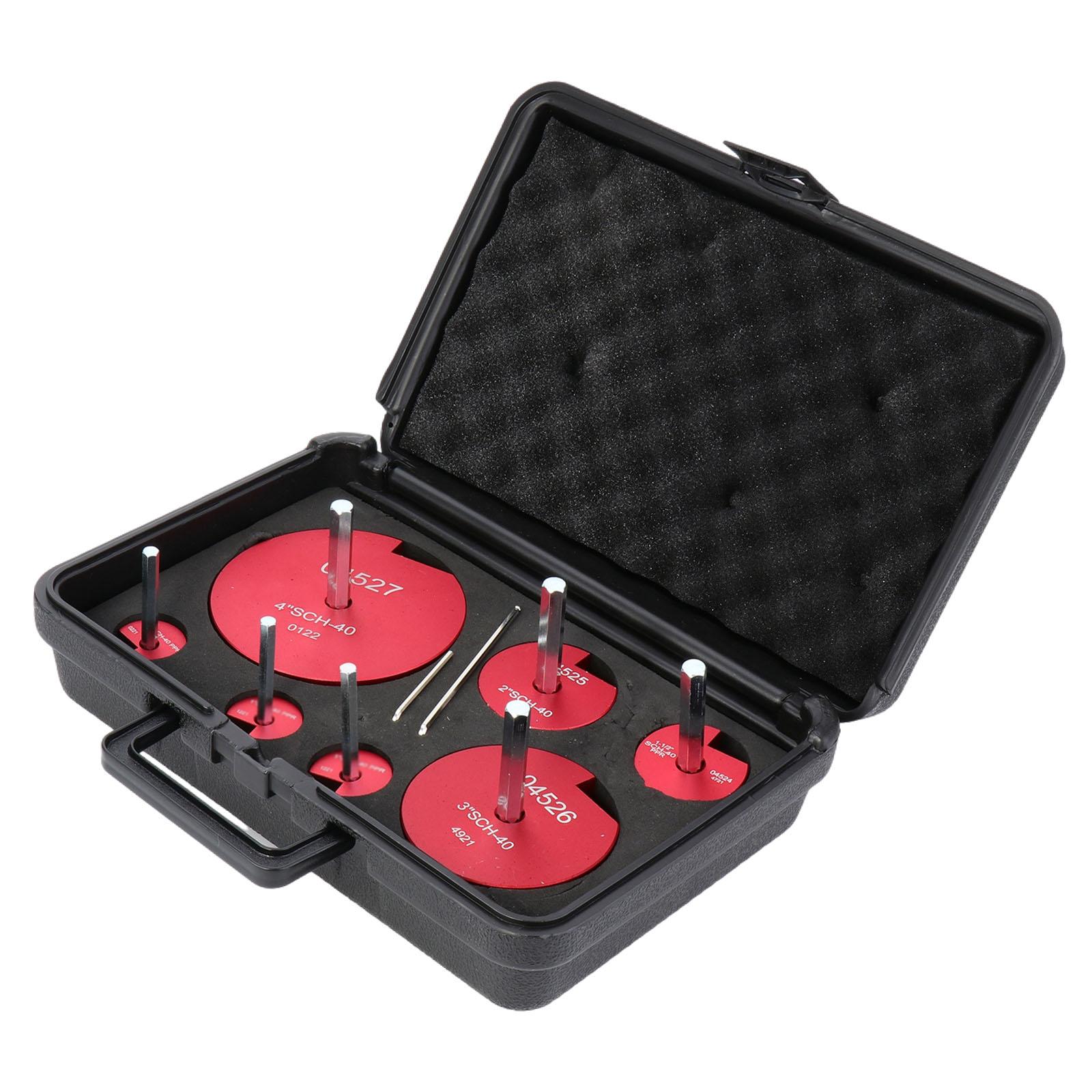 Набор из 7 разверток для ПВХ-труб, профессиональный высокоэффективный инструмент для защиты фитингов ПВХ.