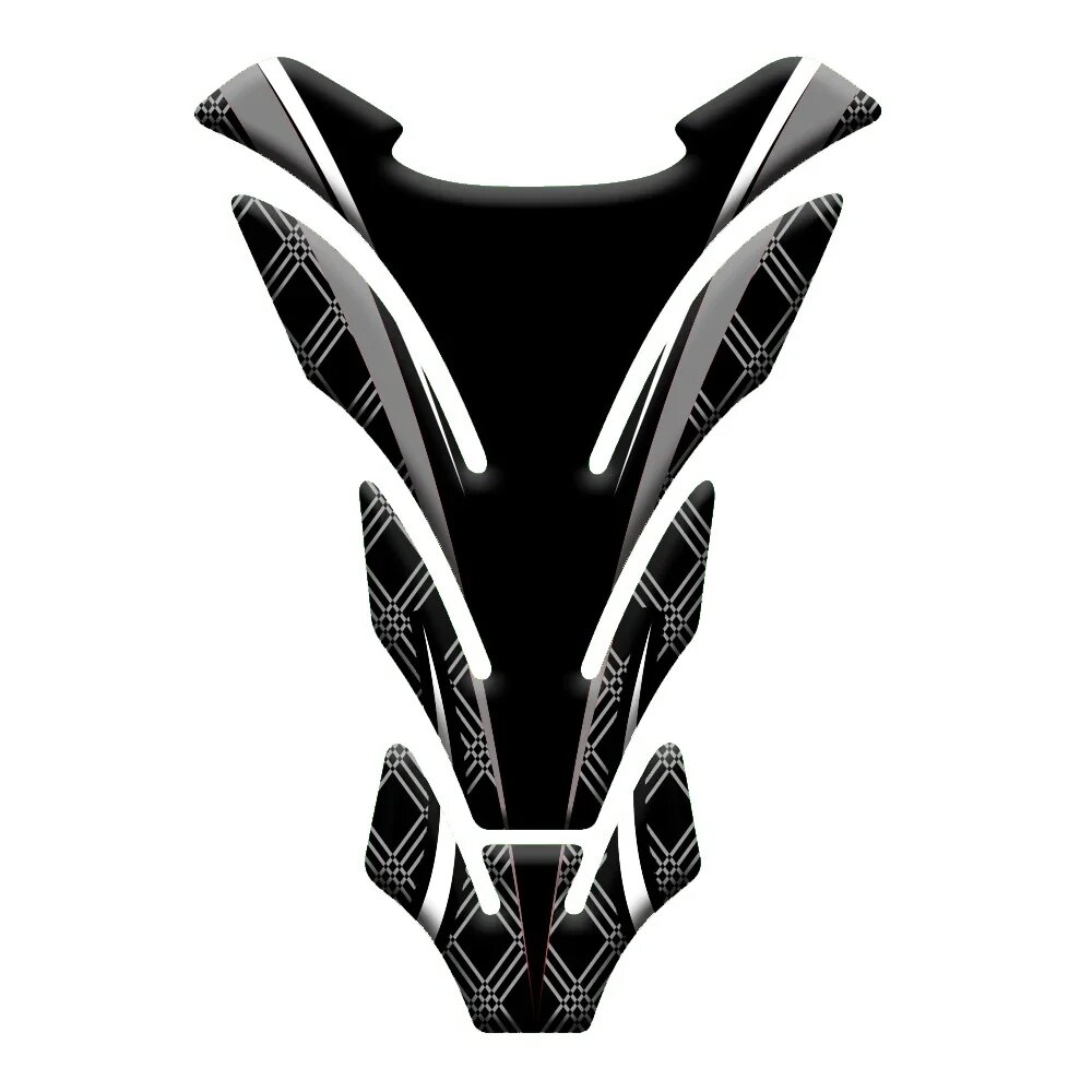 Резиновая 3d-наклейка для мотоцикла, протектор для бака с газом, топливным маслом, 27 Titanium