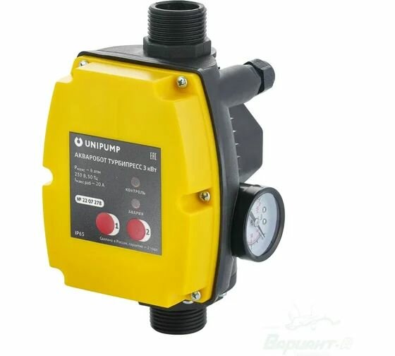 Блок управления насосом турбипресс 3 кВт, Unipump
