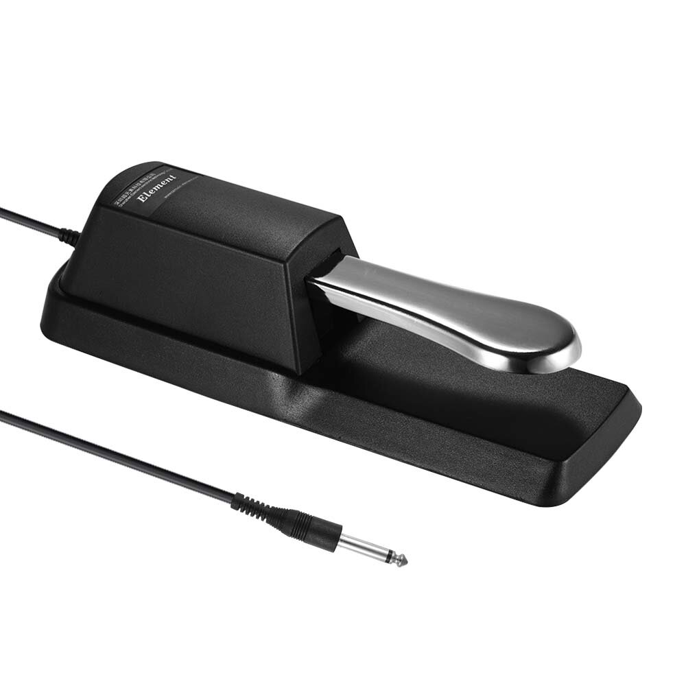 Универсальный педаль sostenuto для пианино, клавиатуры, педаль демпфера с разъемом 6.35 мм для Casio, Yamaha, Roland, электронного органа, MIDI-клавиатур, цифровых пианино