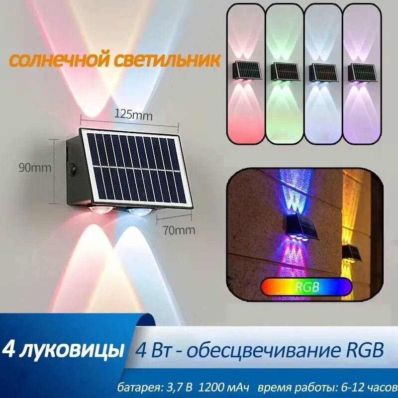 Уличный светильник, LED, количество ламп:8шт
