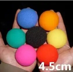 50 шт. супер губчатый шарик (3,5/4,5 см в наличии, многоцветный), фокусы, пение Magica, сценическая иллюзия, классические игрушки, игры для фокусников